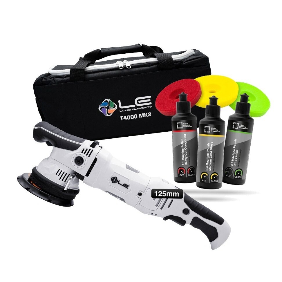 Liquid Elements T4200 V2 MK2 ekscentrinė poliravimo mašinėlės rinkinys "TRYS ETAPAI" - www ...