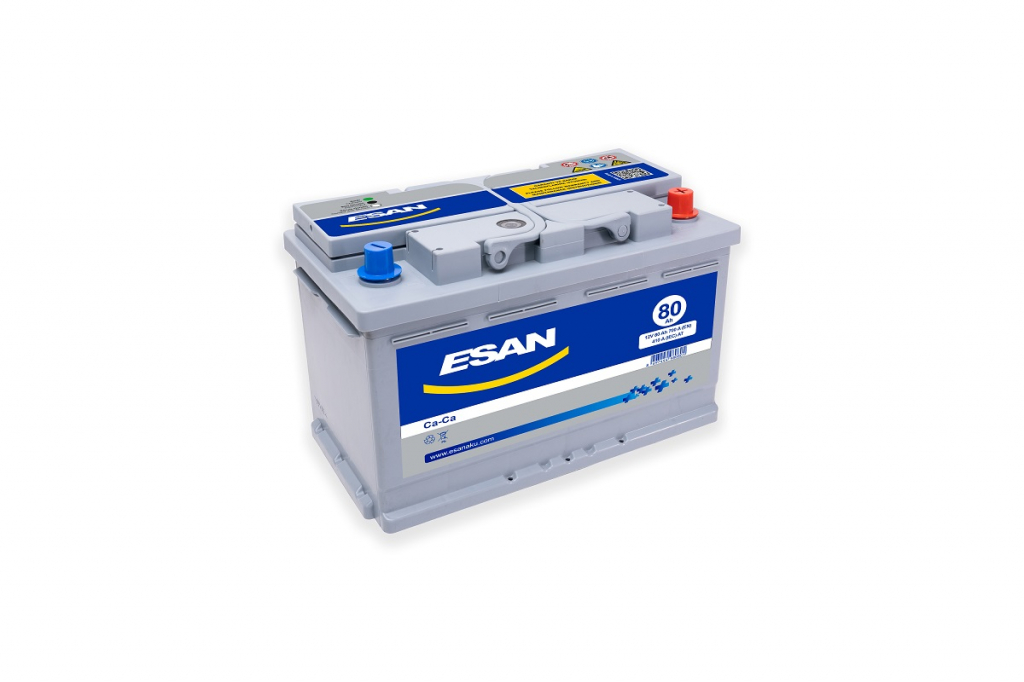 Akumuliatorius Esan 80Ah 750A - www.autodalykai.lt - Automobilių prekės ...